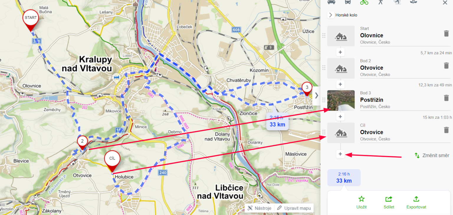 Plánovač tras pro kolo jedině Mapy.cz: vše, co potřebujete vědět - Bonbo.cz